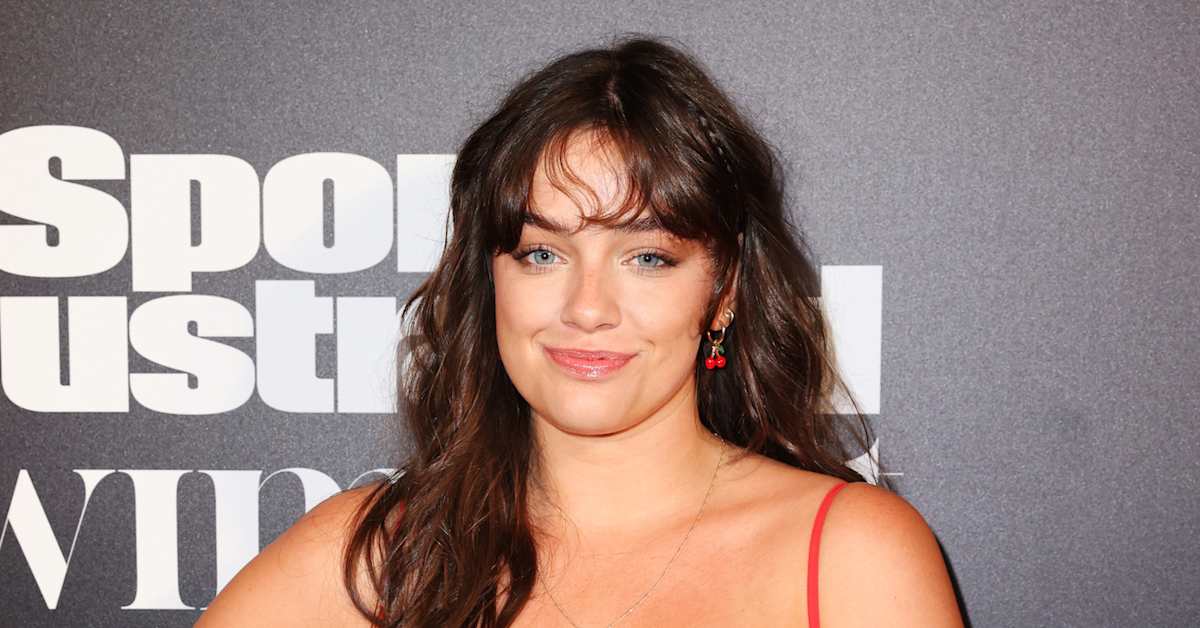 Sixtine Stuns Among Mallorcan Scenery in Vibrant Blue Underwire Bikini ...