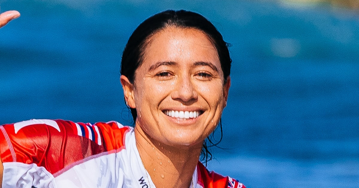 Malia Manuel Flaunts Surfing Skills in a Cheeky Tie-Back One-Piece ...