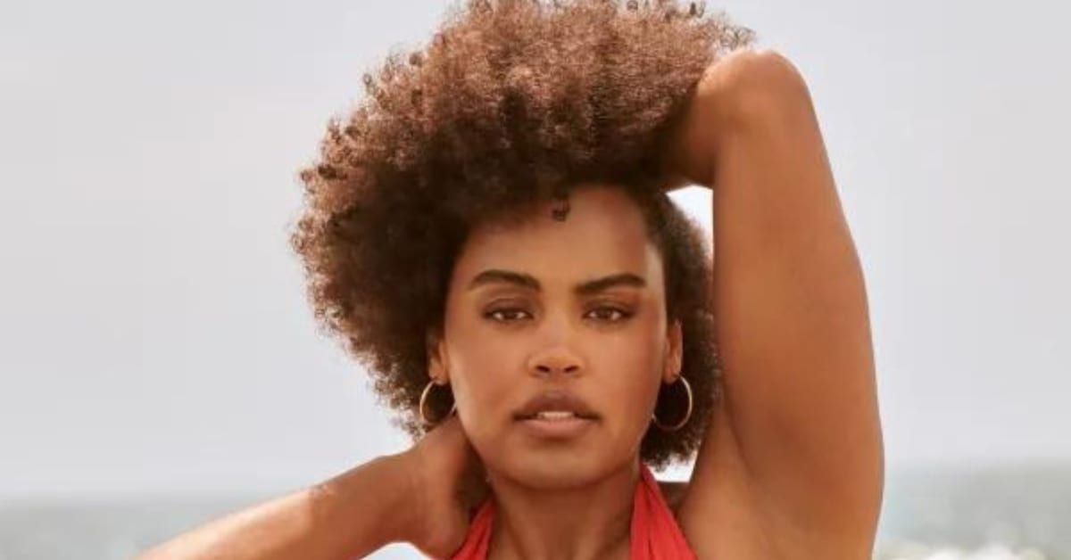 English Model Natalie Gage Rocked Bold Colors During Her SI Swim ...