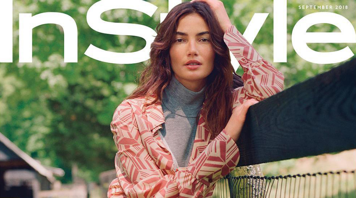 Lily Aldridge lands special September cover of InStyle - Swimsuit | SI.com